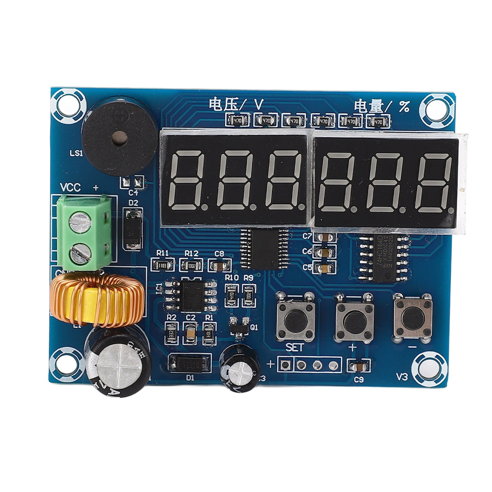 Programmable Power Display Module, DC 7-80V Voltage Remaining ...
