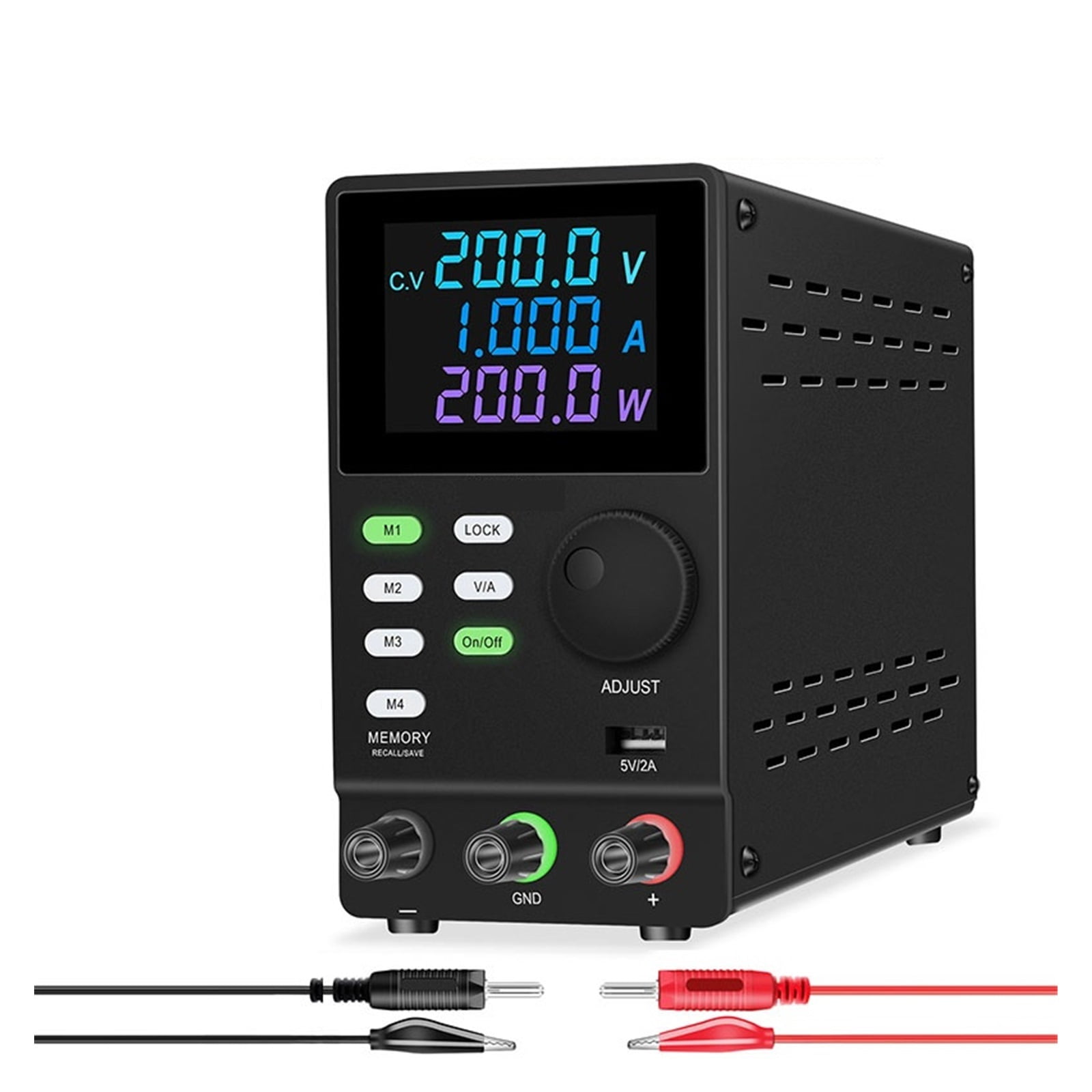 Programmable Regulated DC Power Supply With USB Port Storage Data Voltage Current Regulator 30V ...