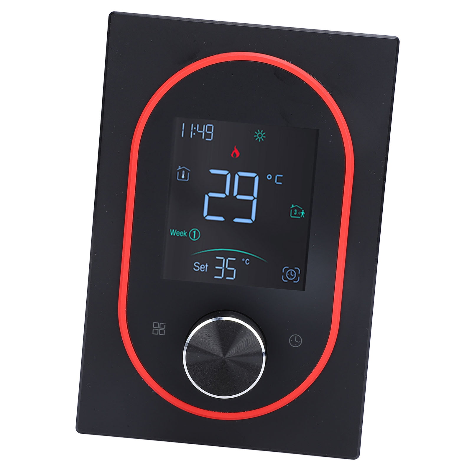 Programmable Smart Thermostat W/ Color LCD Touchscreen, Voice Control ...