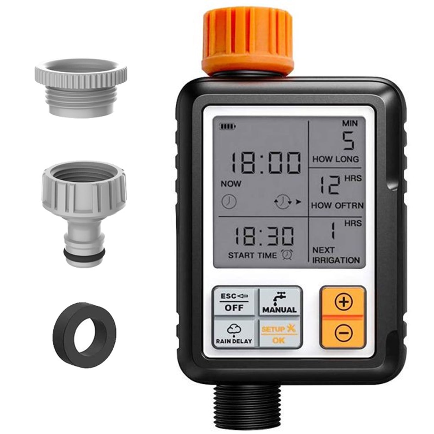 Programmable Garden Sprinkler Timer, Auto Lawn Watering System with ...