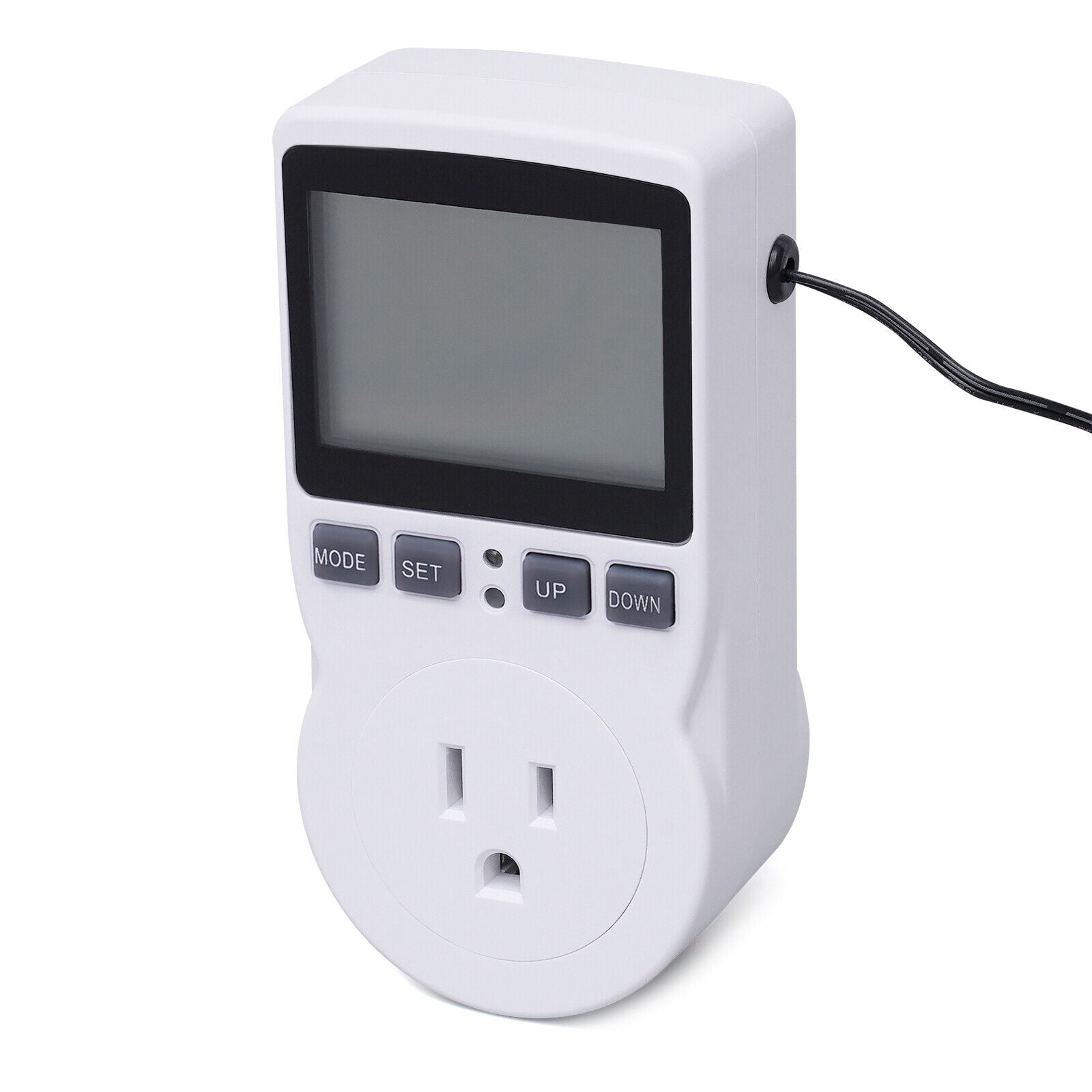 Programmable Thermostat Plug, LED Display Temp Controller, Heater ...