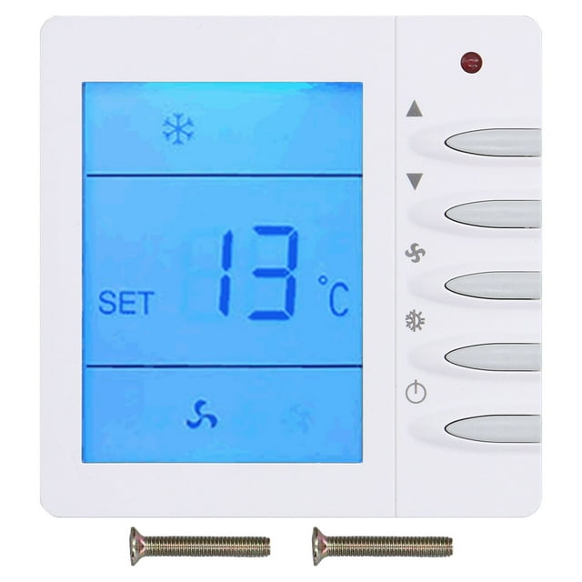 Programmable Thermostat Smart LCD Thermostat for Household Central Air ... Programmable Thermostat Smart LCD Thermostat for Household Central Air ...