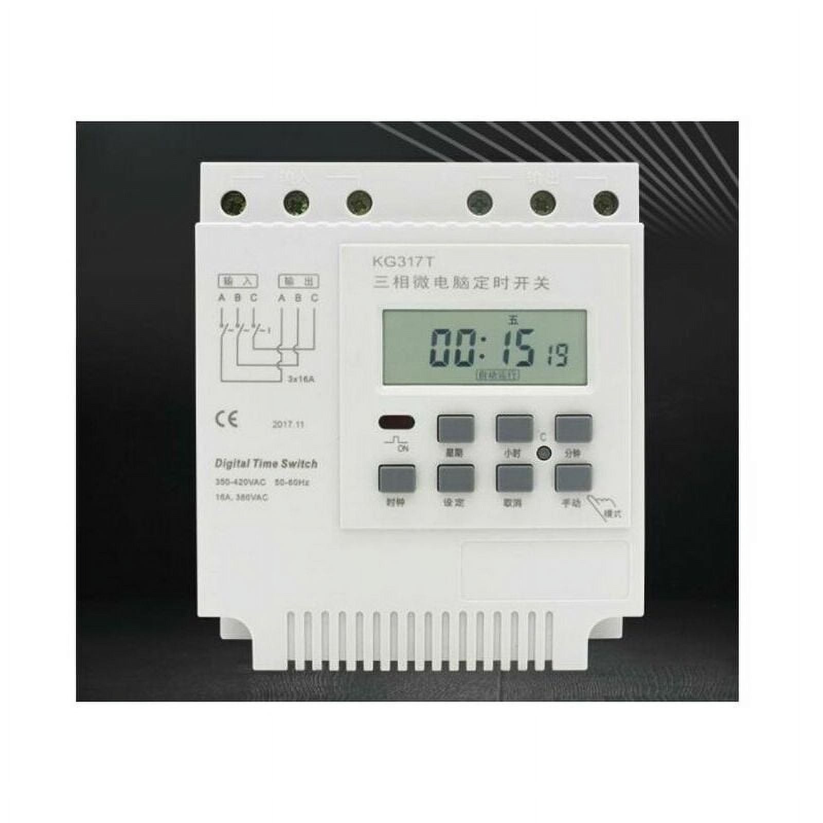 Programmable Time Delay Relay Weekly Relay Power Timer Switch Three ...