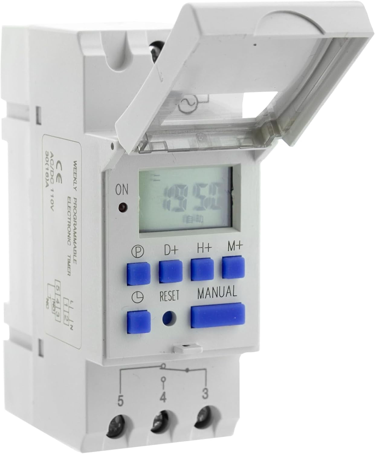 Programmable Timer Relay, HD Display, High Precision, Smart Chip, Power ...