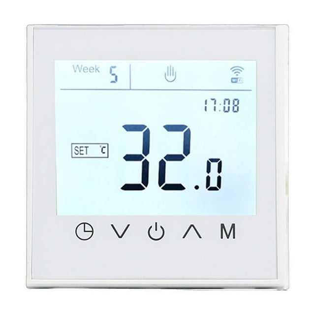 Programmable WiFi Thermostat Touch for Tuya Smart Electric/Water/Gas ...
