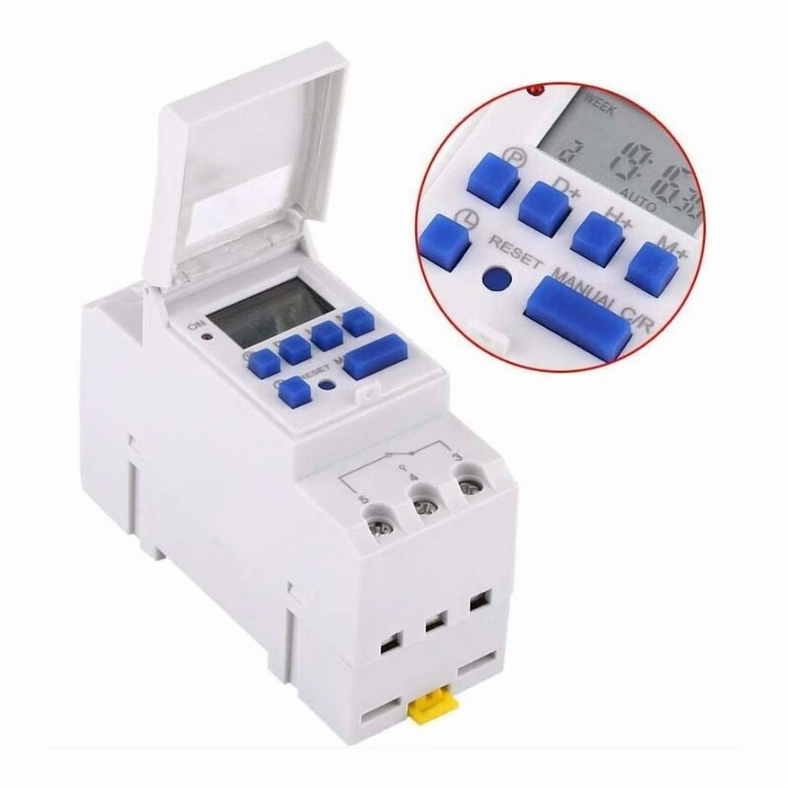 Programmable digital timer, digital timer, LCD display, weekly digital ...