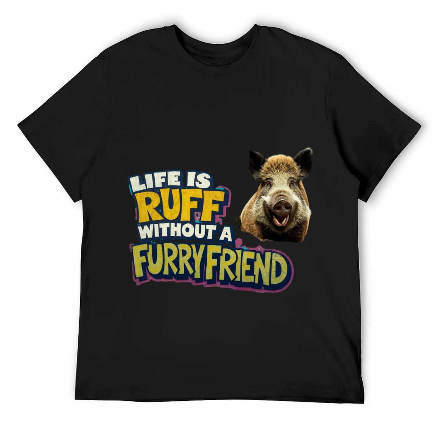 Programmer Coder - Life Is Ruff Without A Furry Friendt shirt design ...