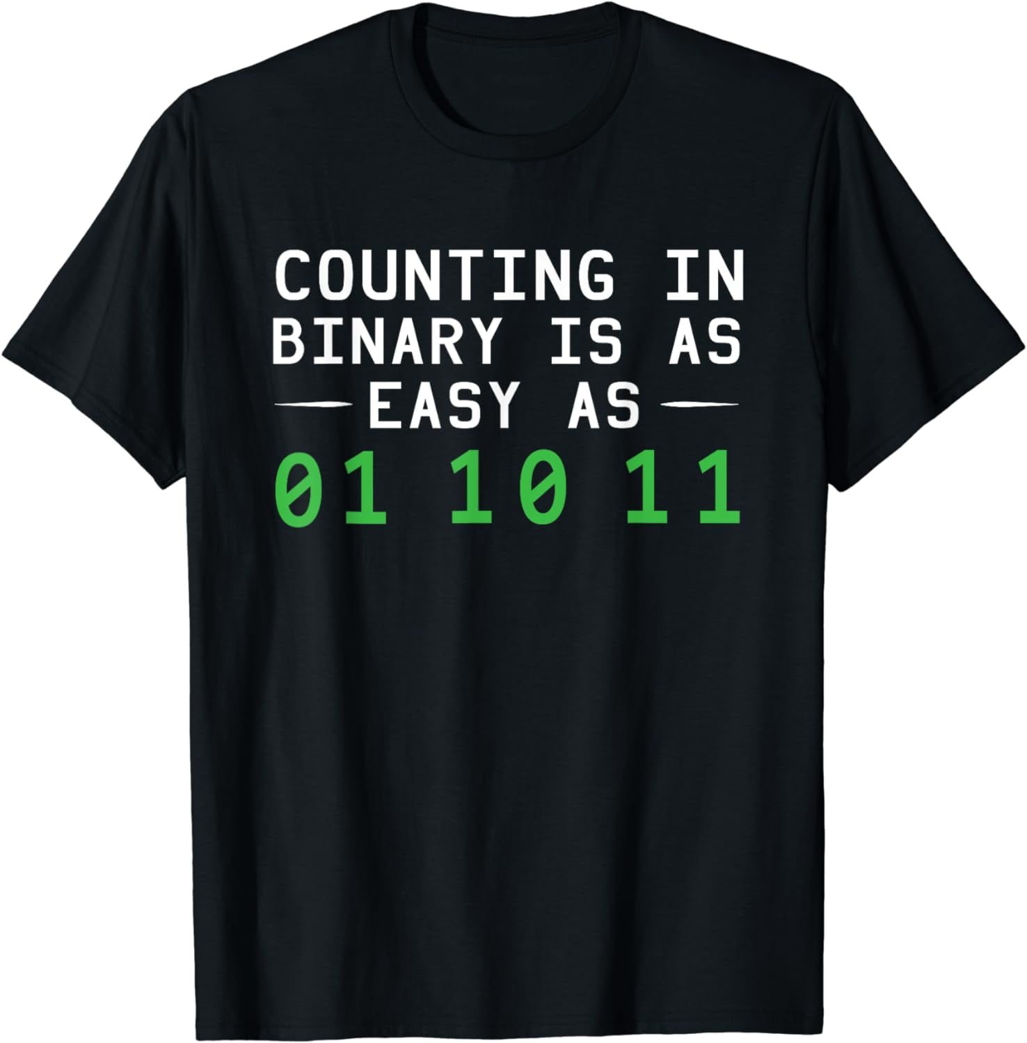 Programmer Counting In Binary Binary Code Binary Coding T Shirt
