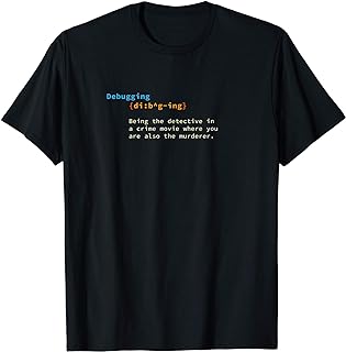 Programmer Debugging Developer Geek Coder Computer Nerd T-Shirt - Walmart.com