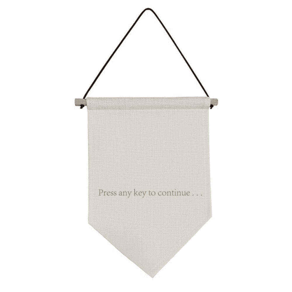 Programmer Interface Press To Continue Canvas Flag Hanging Wall Art ...