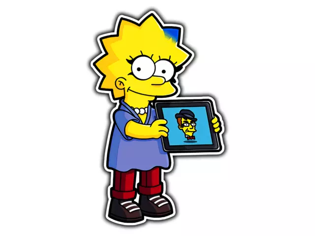 Programmer Lisa Waterproof Sticker Phone Decal Water Bottle Stickers ...