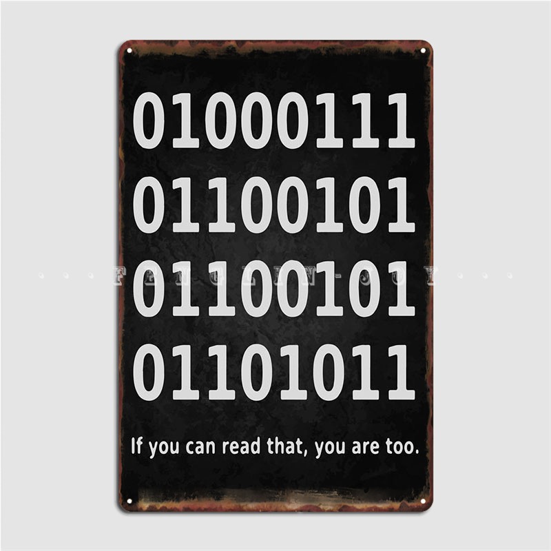 Programmer Metal Plaque Poster Wall Decor Classic Club Home Living Room ...