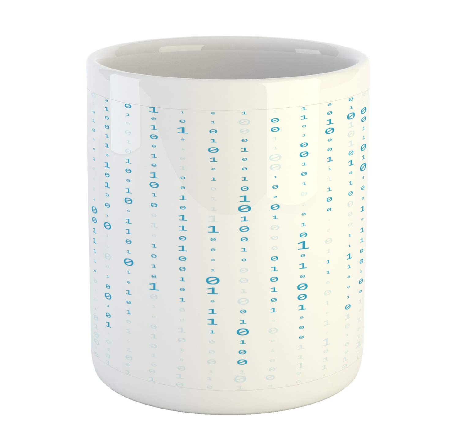 Programmer Mug, Cryptography Programming Themed Matrix Digital Binary ...