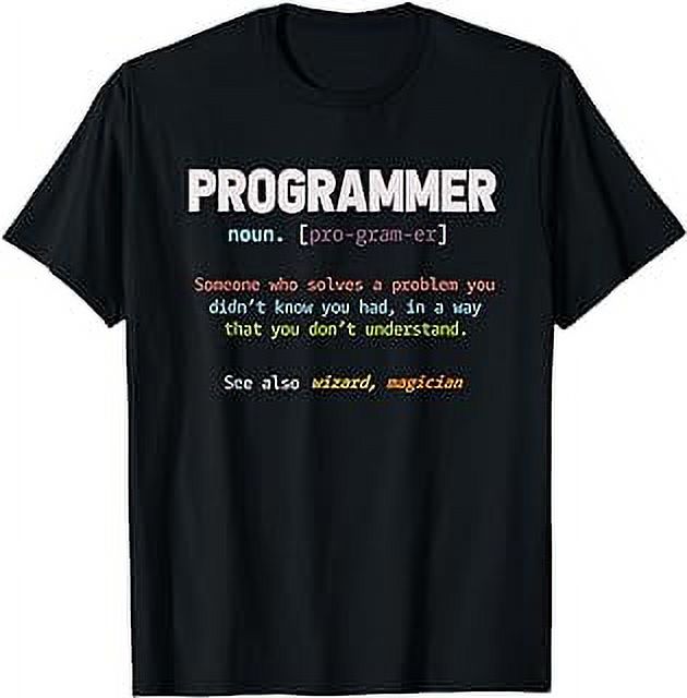 Programming Funny Computer Geek T Definition Programmer T Shirt