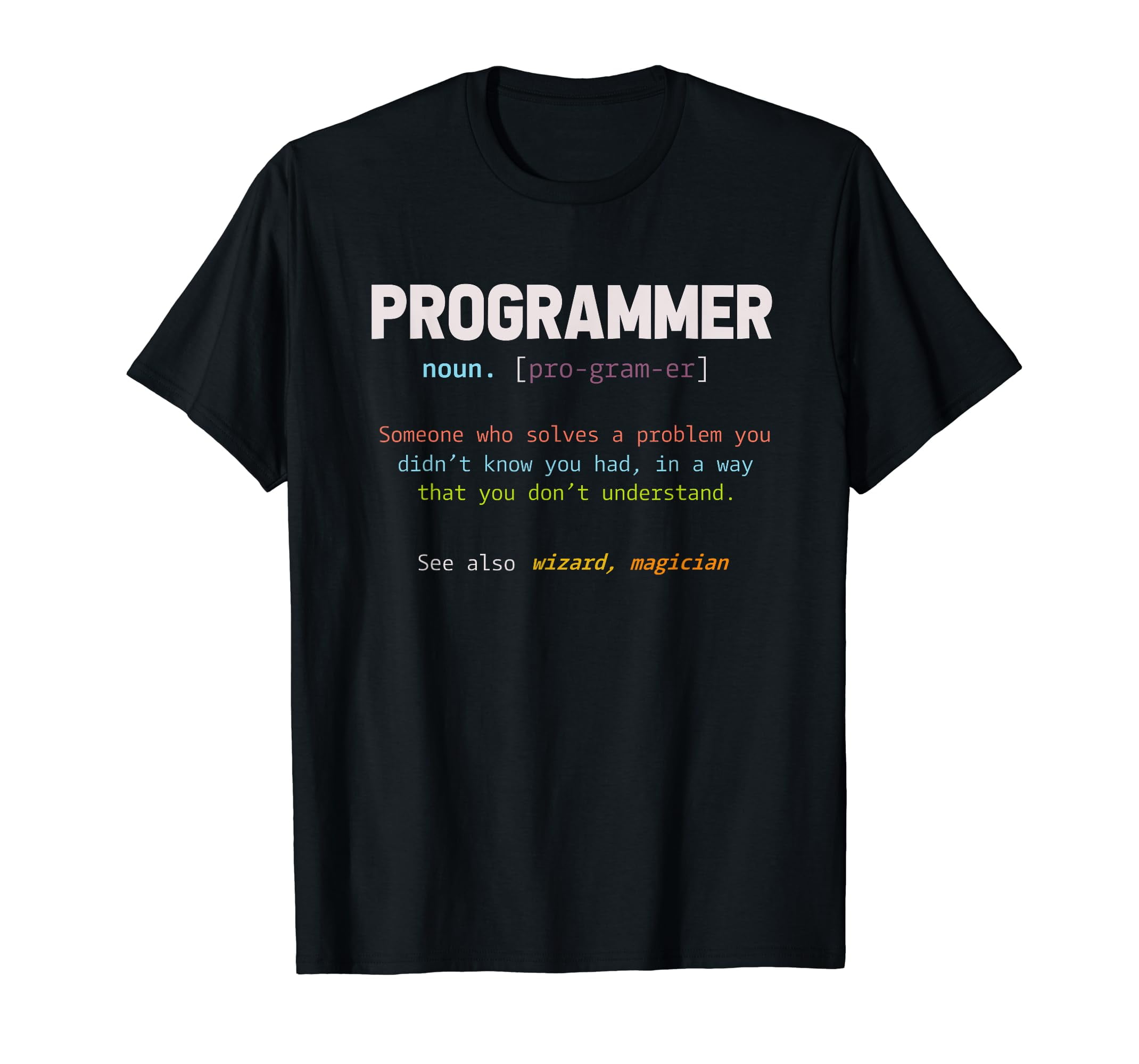 Programming Funny Computer Geek Gift Definition Programmer T-Shirt - Walmart.com