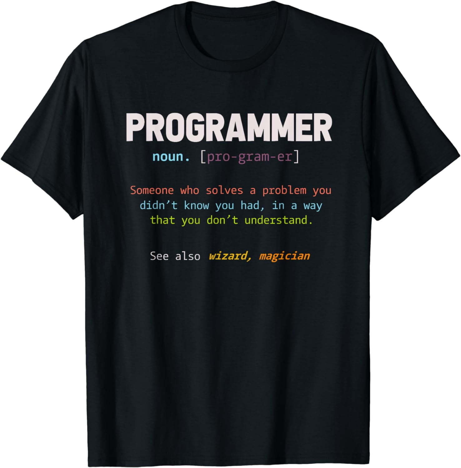 Programming Funny Computer Geek Gift Definition Programmer T-Shirt - Walmart.com