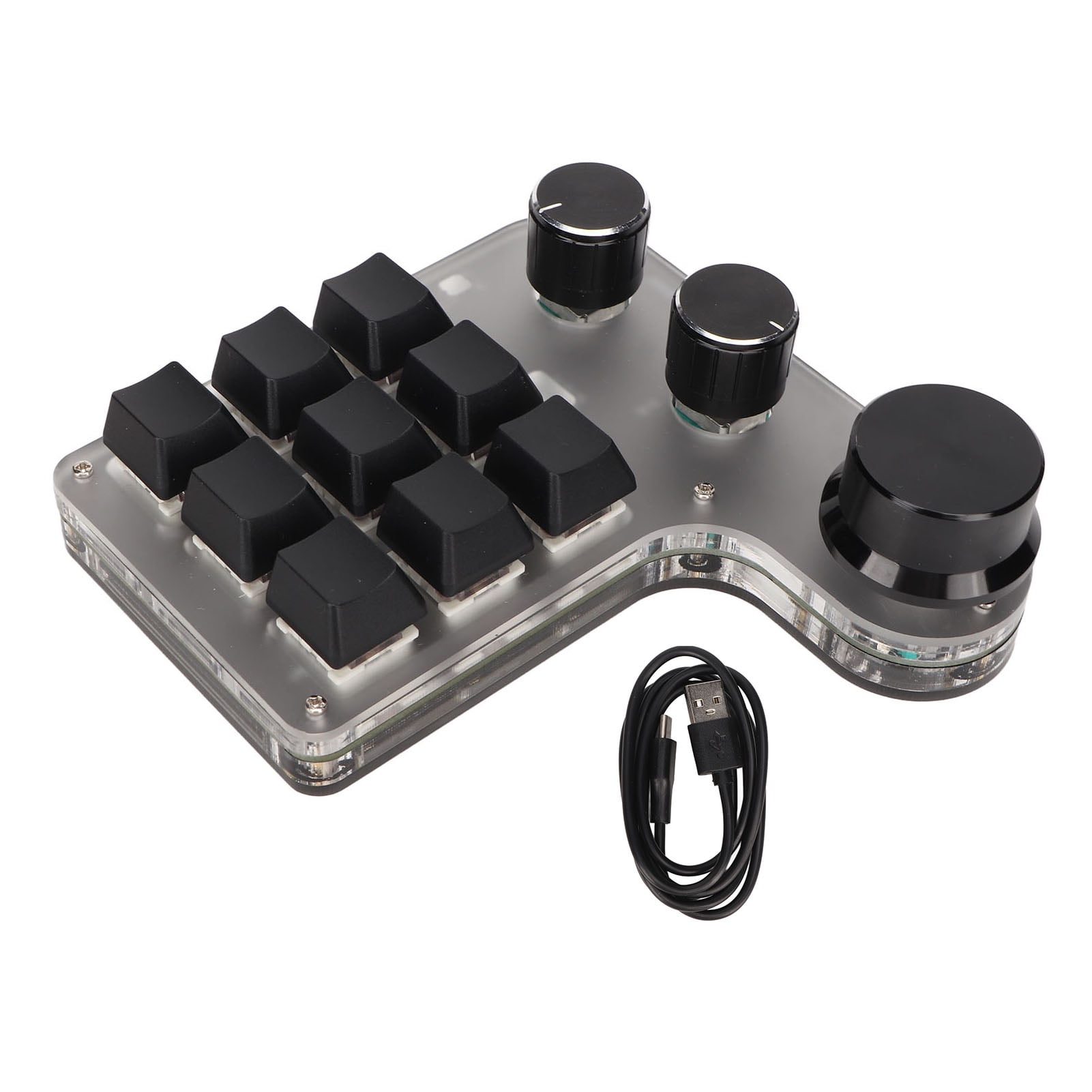 Programming Macro Keypad,Mini Custom Keypad 9 Keys 3 Knobs Programmable ...