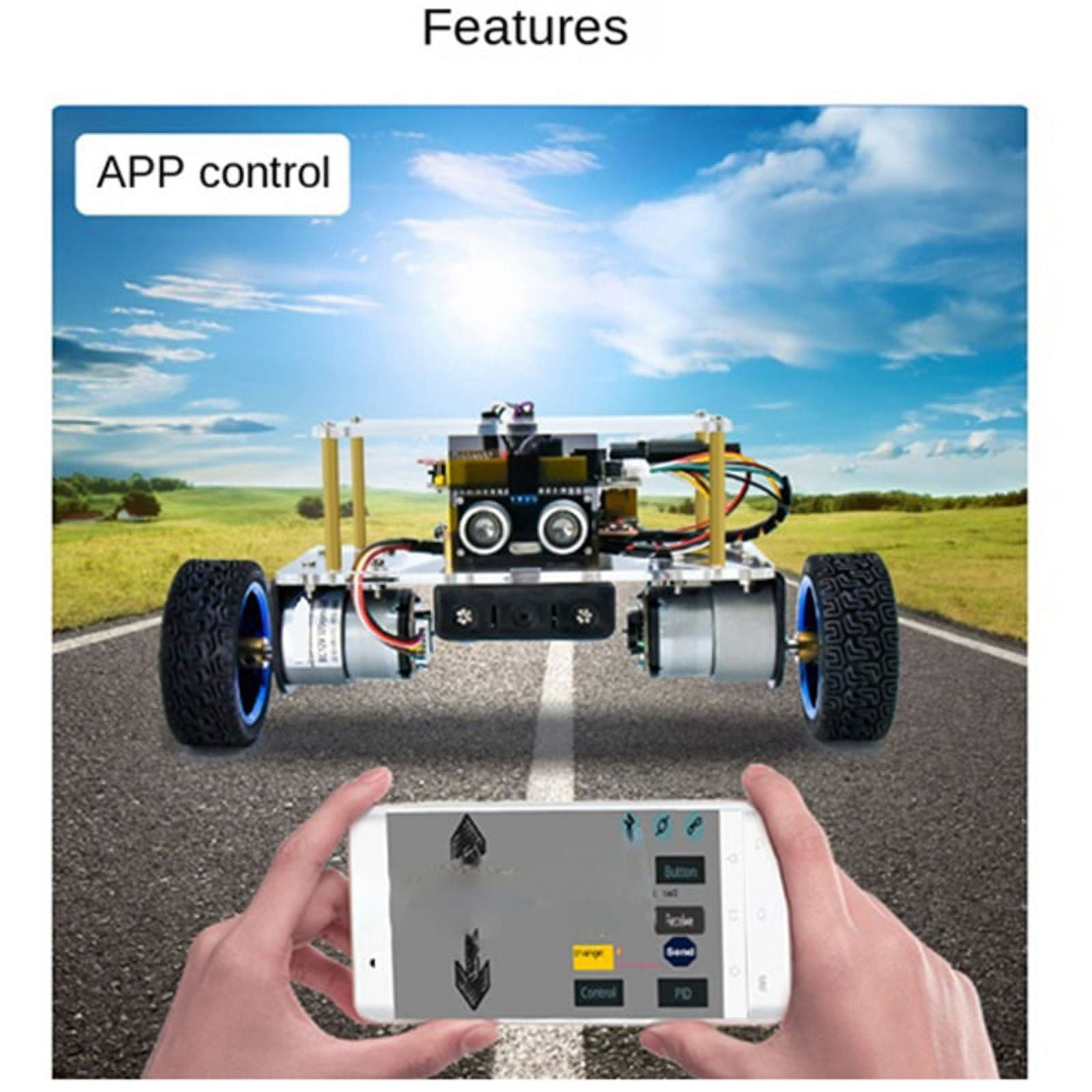 Programming Smart Robot Bluetooth Car Smart Robot Kit Electronic ...