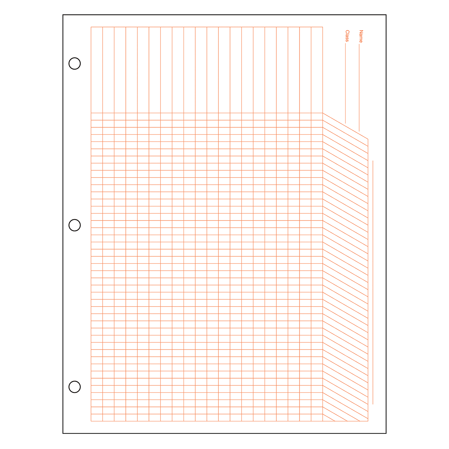 Progress/Bar Graph Paper, Dual Purpose Chart for Tracking Student ...