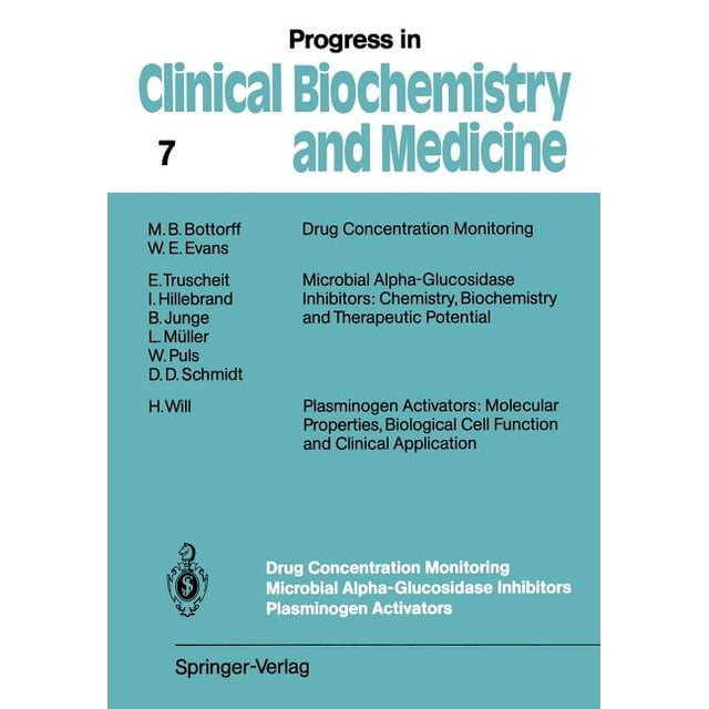 Progress in Clinical Biochemistry and Medicine: Drug Concentration ...