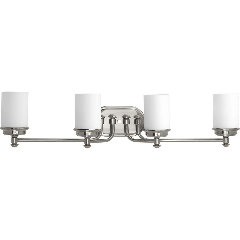 Progress Lighting Glide Collection 4-Light Bath Vanity in Brushed ...