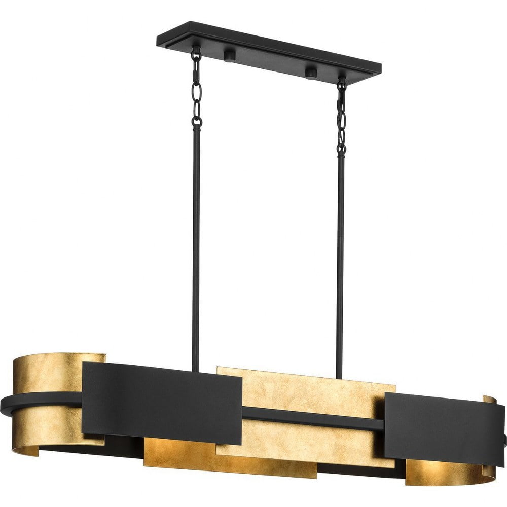 Progress Lighting - Lowery - 4 Light Linear Chandelier In Industrial ...