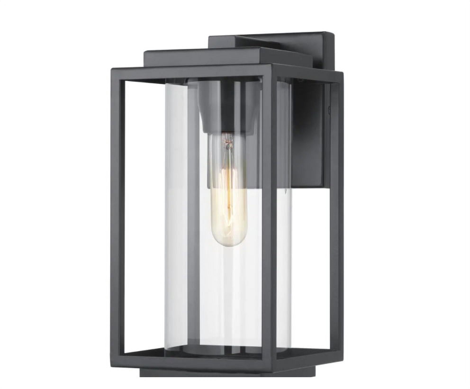 Progress Lighting Macstreet 12" Matte Black Outdoor Wall Lantern w ...