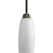 Replay Collection One-Light Textured Black Etched White Glass Modern ...