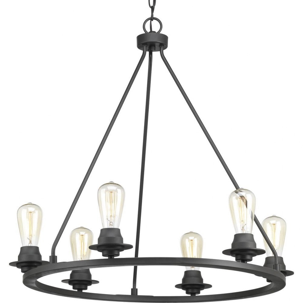 P400015-143-Progress Lighting-Debut - Chandeliers Light - 6 Light in ...