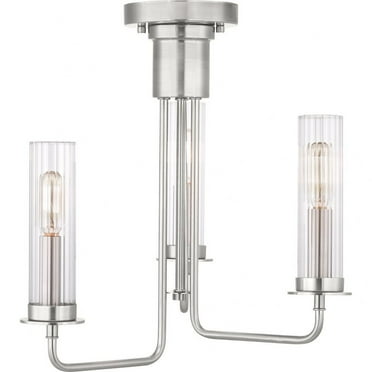 Archie Collection Two-Light 11-3/8" Semi-Flush Convertible - Walmart.com