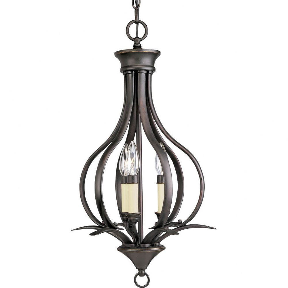 Progress Lighting Trinity Collection 3-Light Antique Bronze Pendant ...
