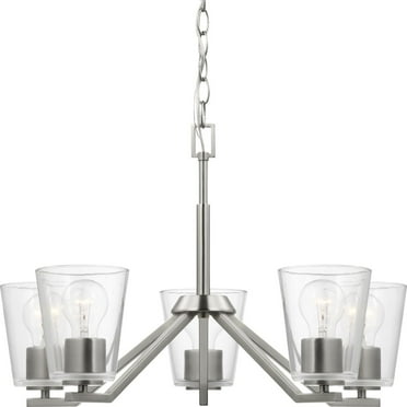 P400228-031-Progress Lighting-Leyden - 9 Light Chandelier-Matte Black ...