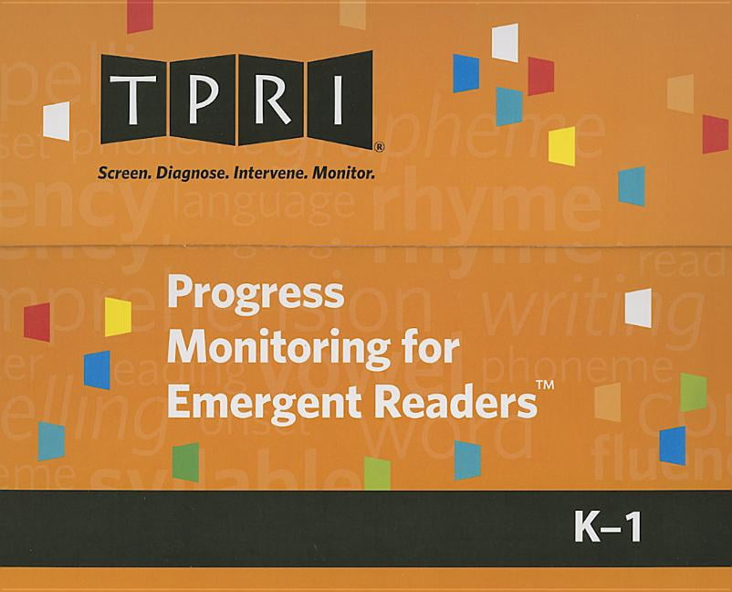 Progress Monitoring for Emergent Readers, Grades K-1 (Other) - Walmart.com