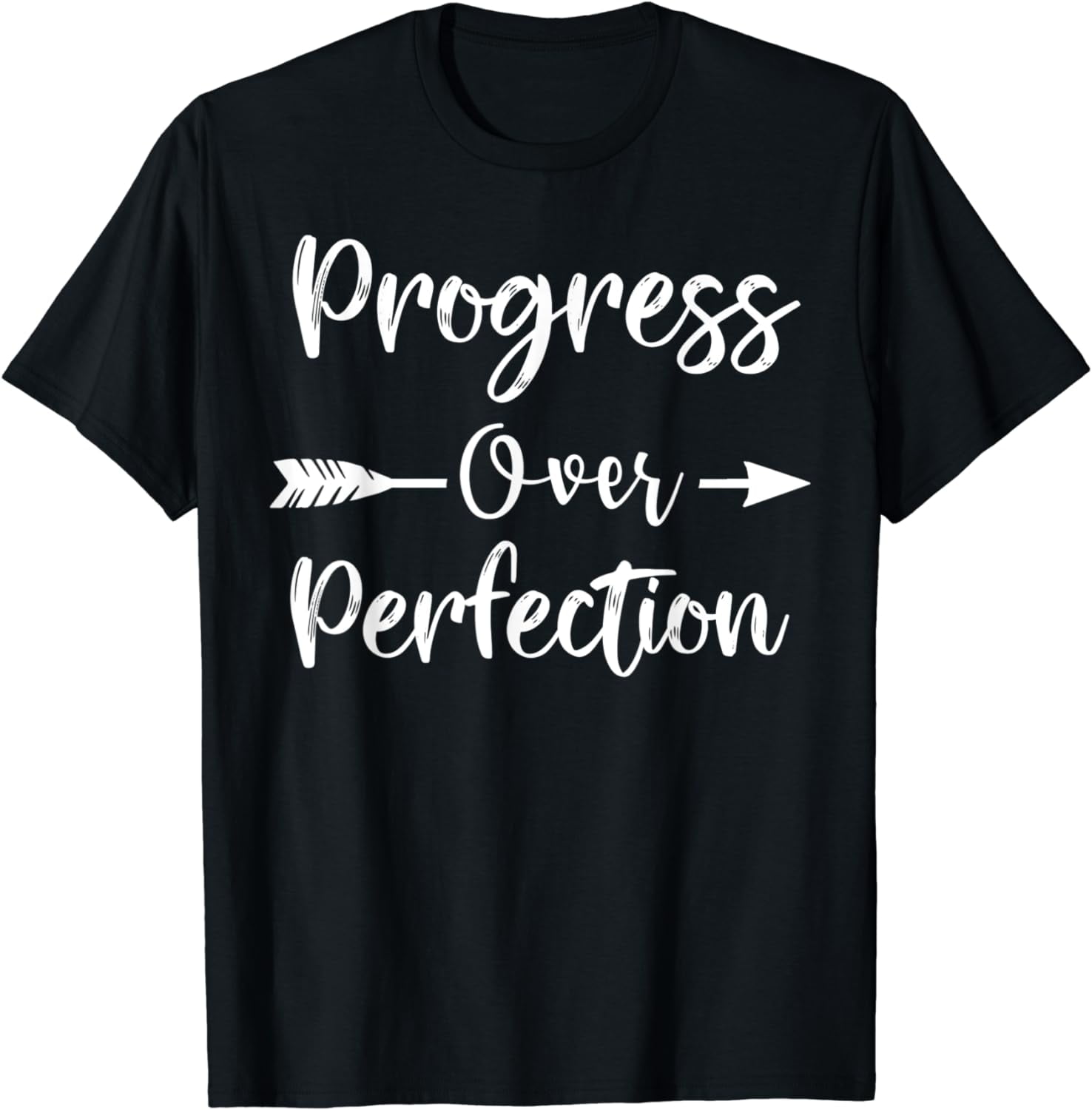 Progress Over Perfection Growth Mindset Teacher Cotton T-Shirt ...