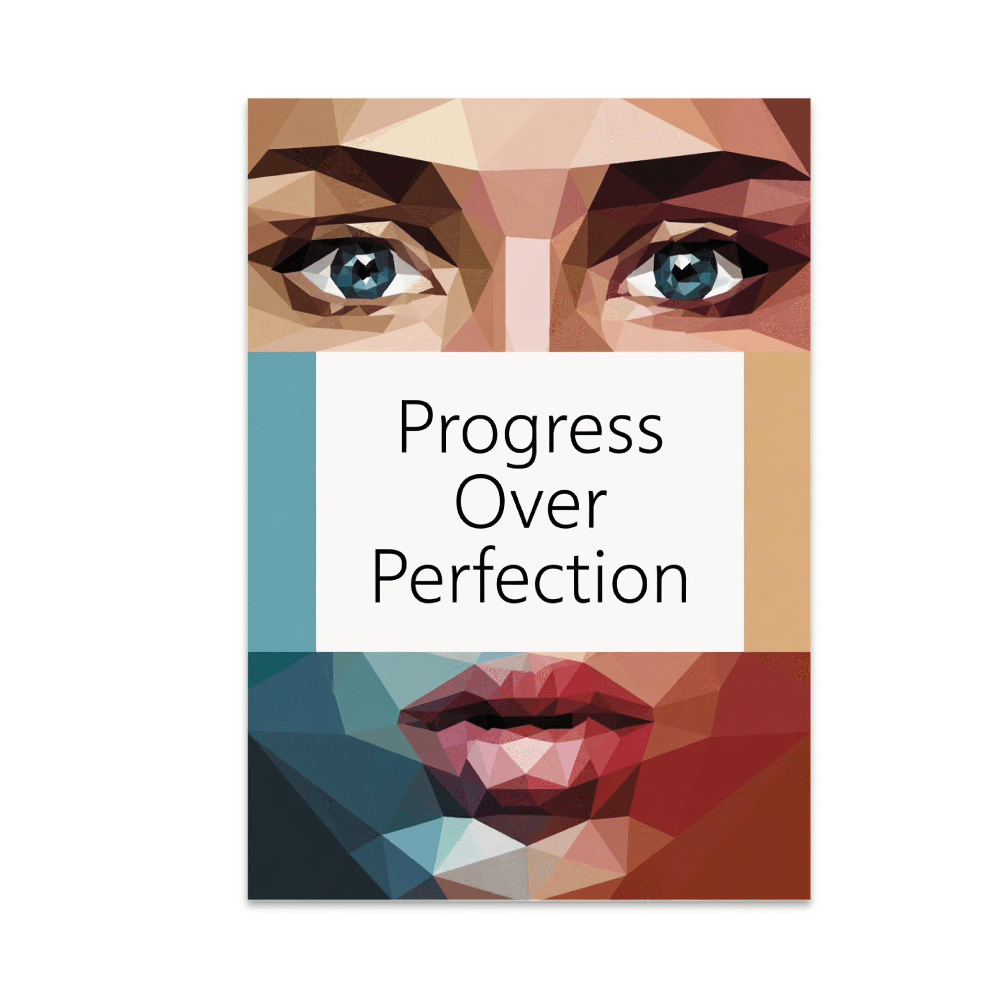 Progress Over Perfection - Office Motivational Art - 13x19 Poster Print ...