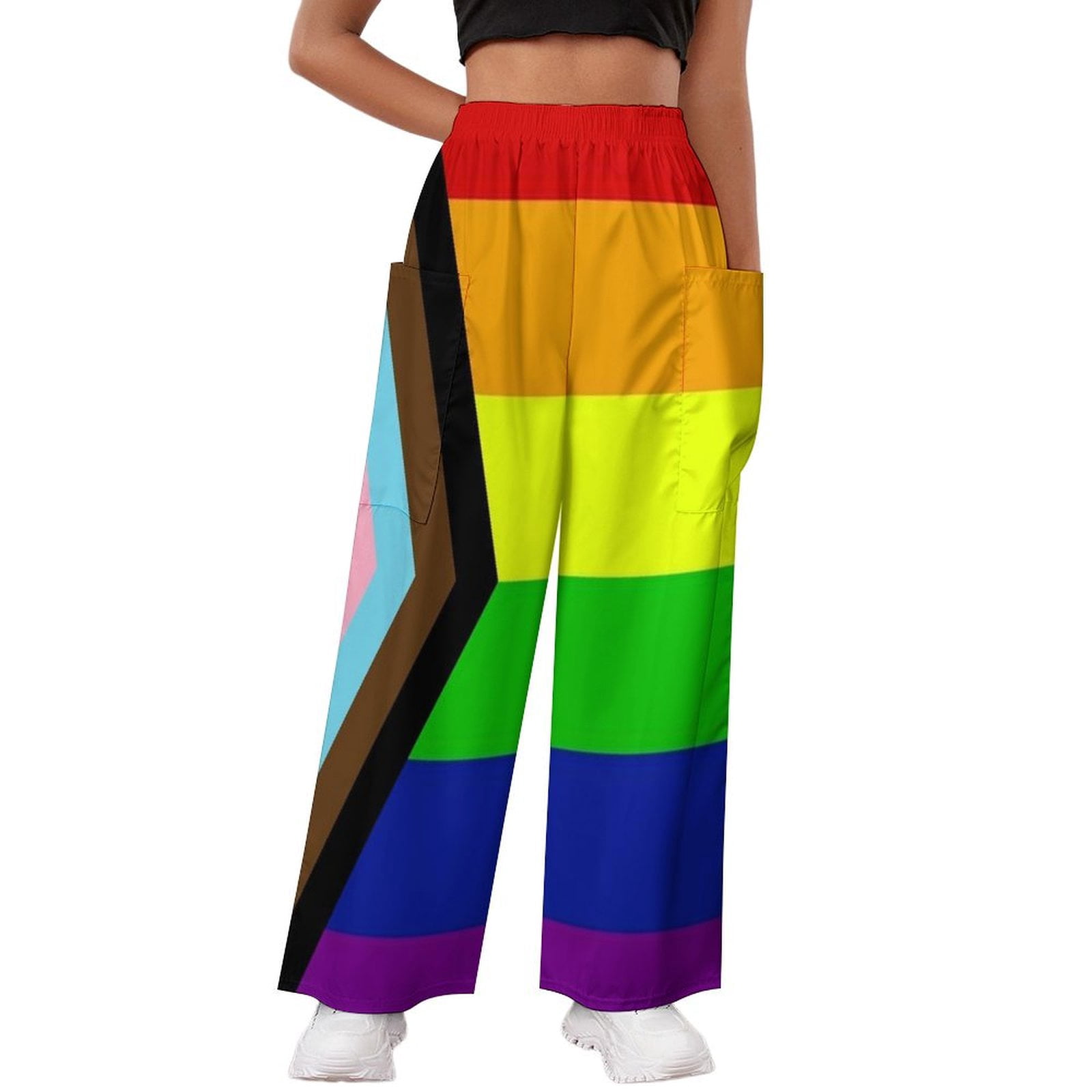 The Progress Pride Flag All The Colours of The Rainbow Straight Leg ...