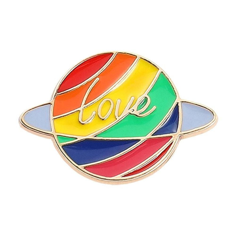 Progress Pride Flag Lapel Pin Rainbow Brooch Pins Ally Badge Equality ...