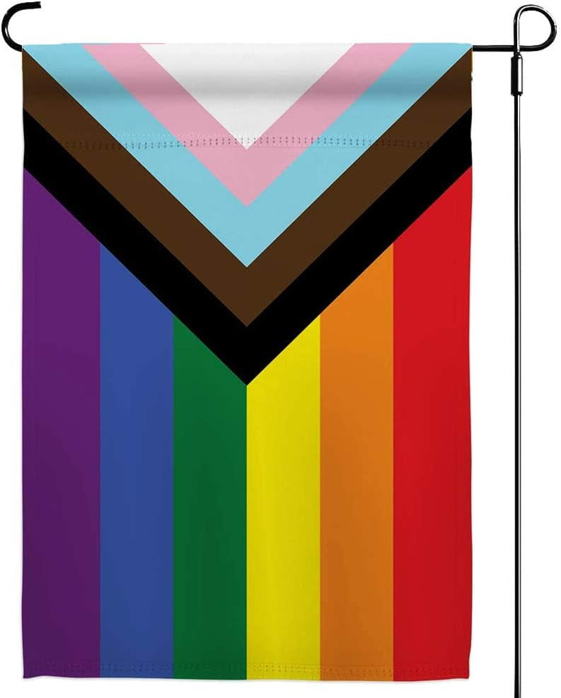 Progress Pride Rainbow Garden Flags Inclusive Progress Yard Small Flag ...