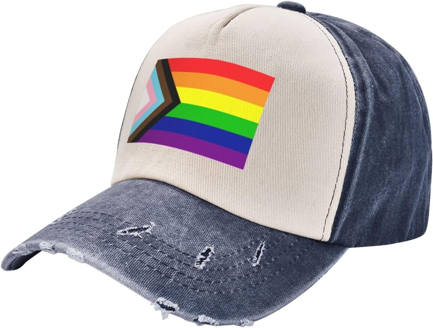 Progress Pride Rainbow LGBT,LGBTQ Transgender Gay Flags Cowboy Hat ...