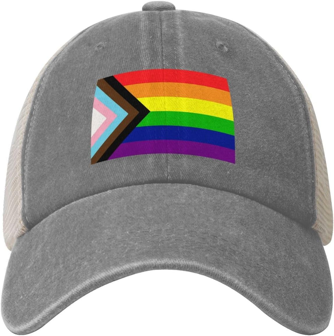 Progress Pride Rainbow LGBT,LGBTQ Transgender Gay Flags Cowboy Hat Men ...