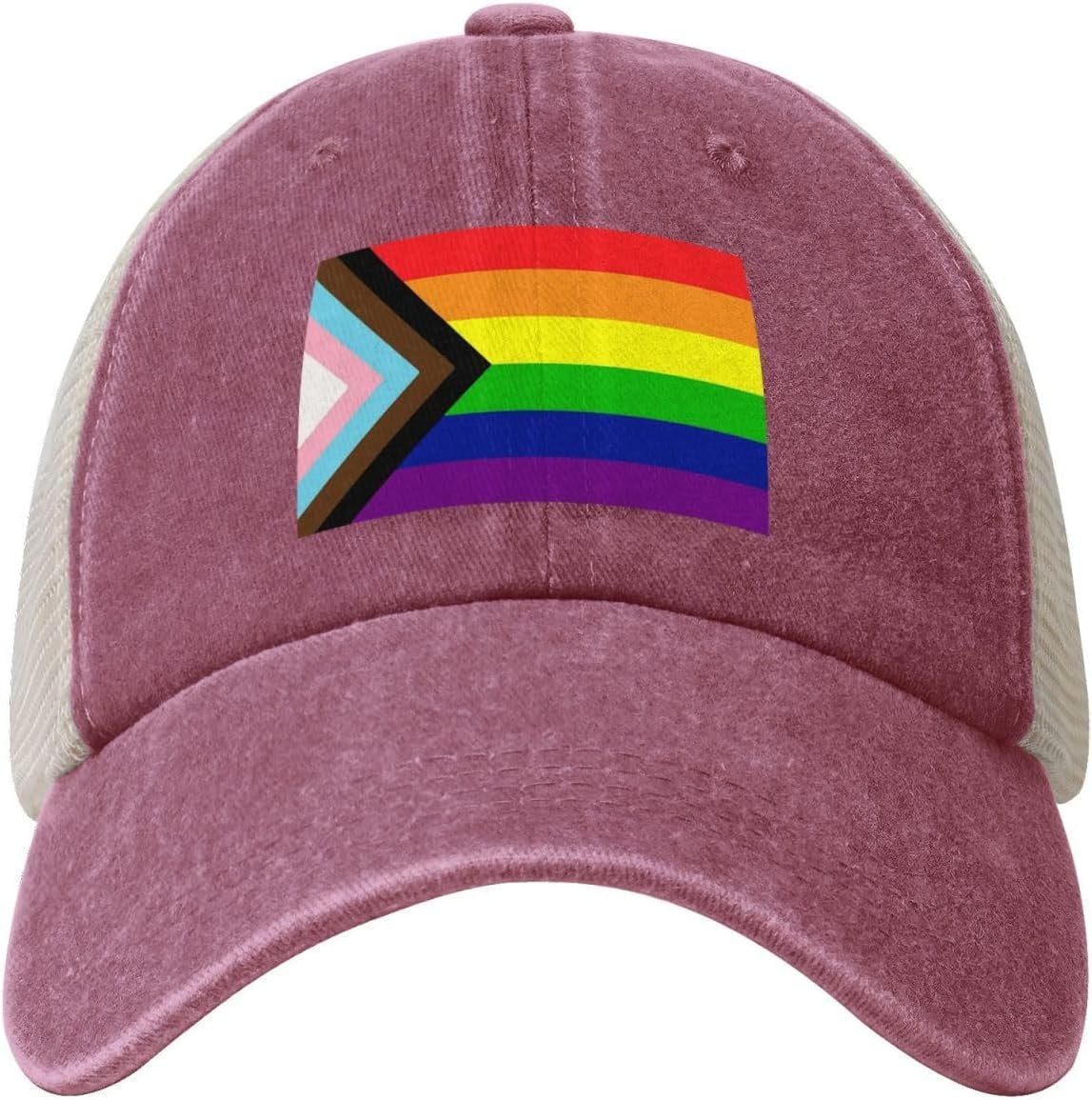 Progress Pride Rainbow LGBT,LGBTQ Transgender Gay Flags Cowboy Hat Men ...