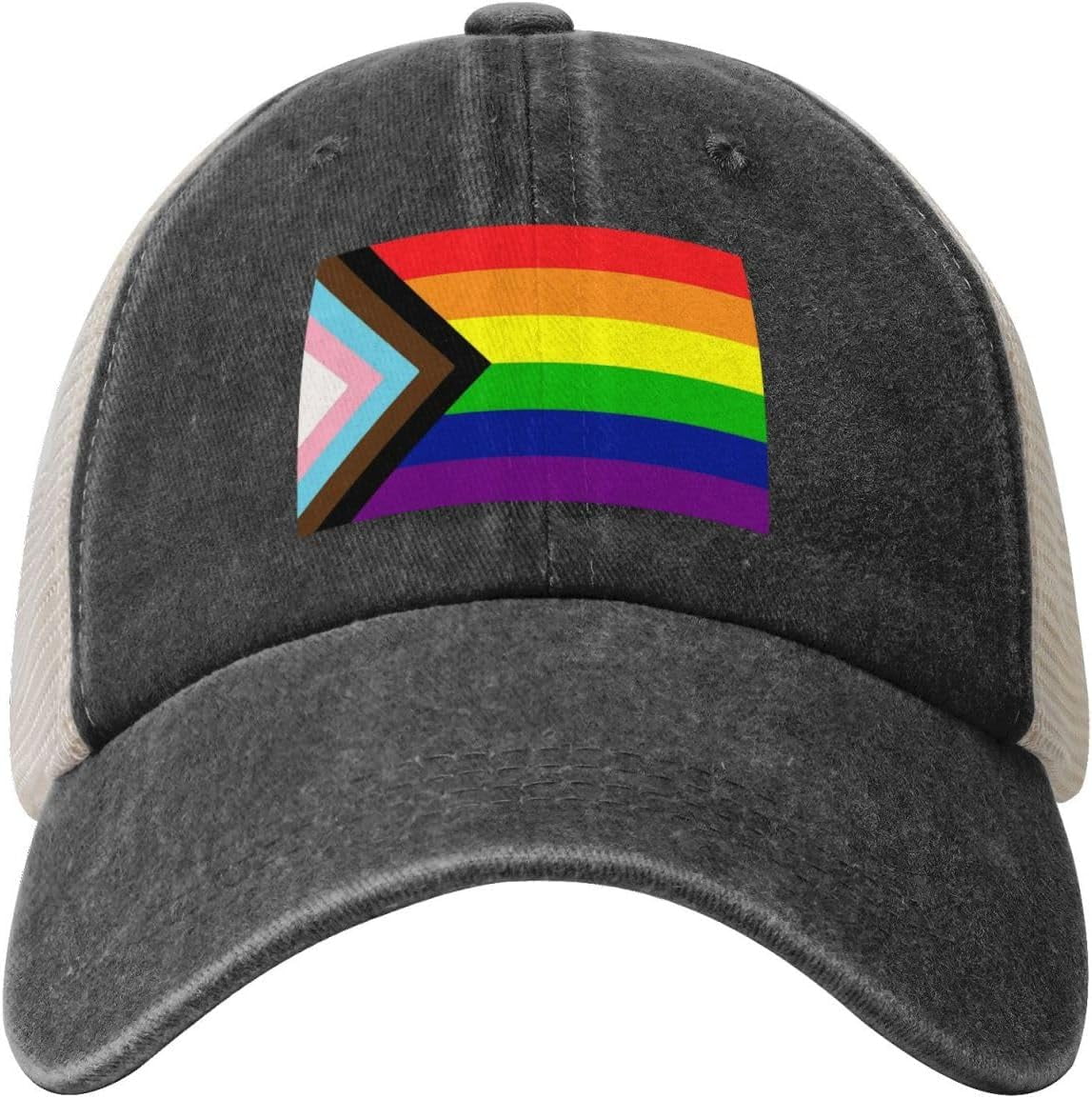 Progress Pride Rainbow LGBT,LGBTQ Transgender Gay Flags Cowboy Hat Men ...