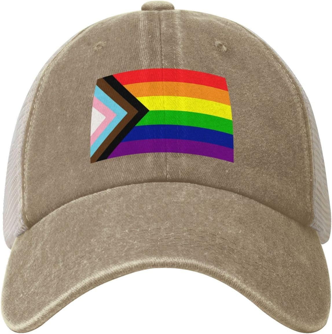 Progress Pride Rainbow LGBT,LGBTQ Transgender Gay Flags Cowboy Hat ...