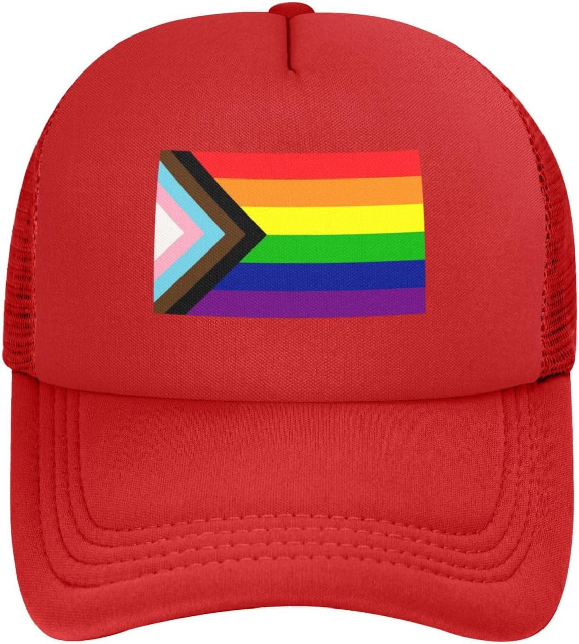 Progress Pride Rainbow LGBT,LGBTQ Transgender Gay Flags Baseball Cap ...
