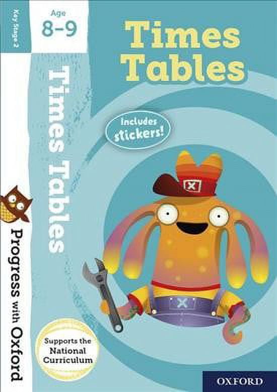 Progress With Oxford:: Times Tables Age 8-9 - Walmart.com
