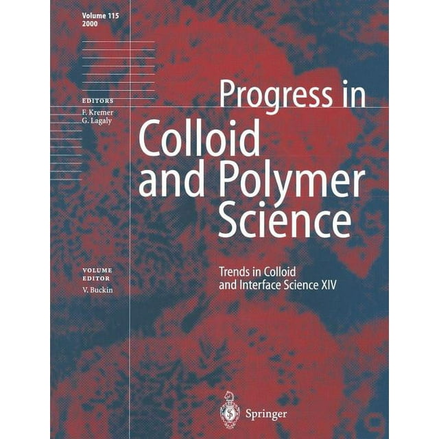 Progress in Colloid and Polymer Science: Trends in Colloid and ...