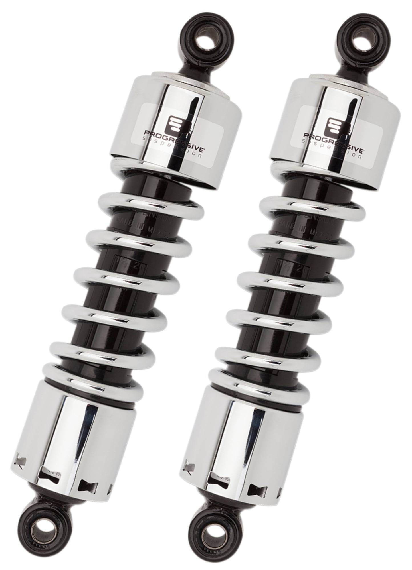 Progressive 412 Series Heavy Duty Chrome 12" Rear Shocks (412-4044C ...