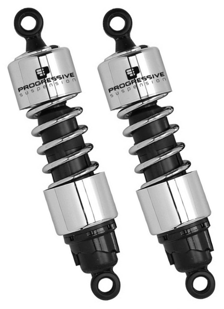 Progressive 412 Series Heavy Duty Chrome 12" Rear Shocks (412-4050C ...
