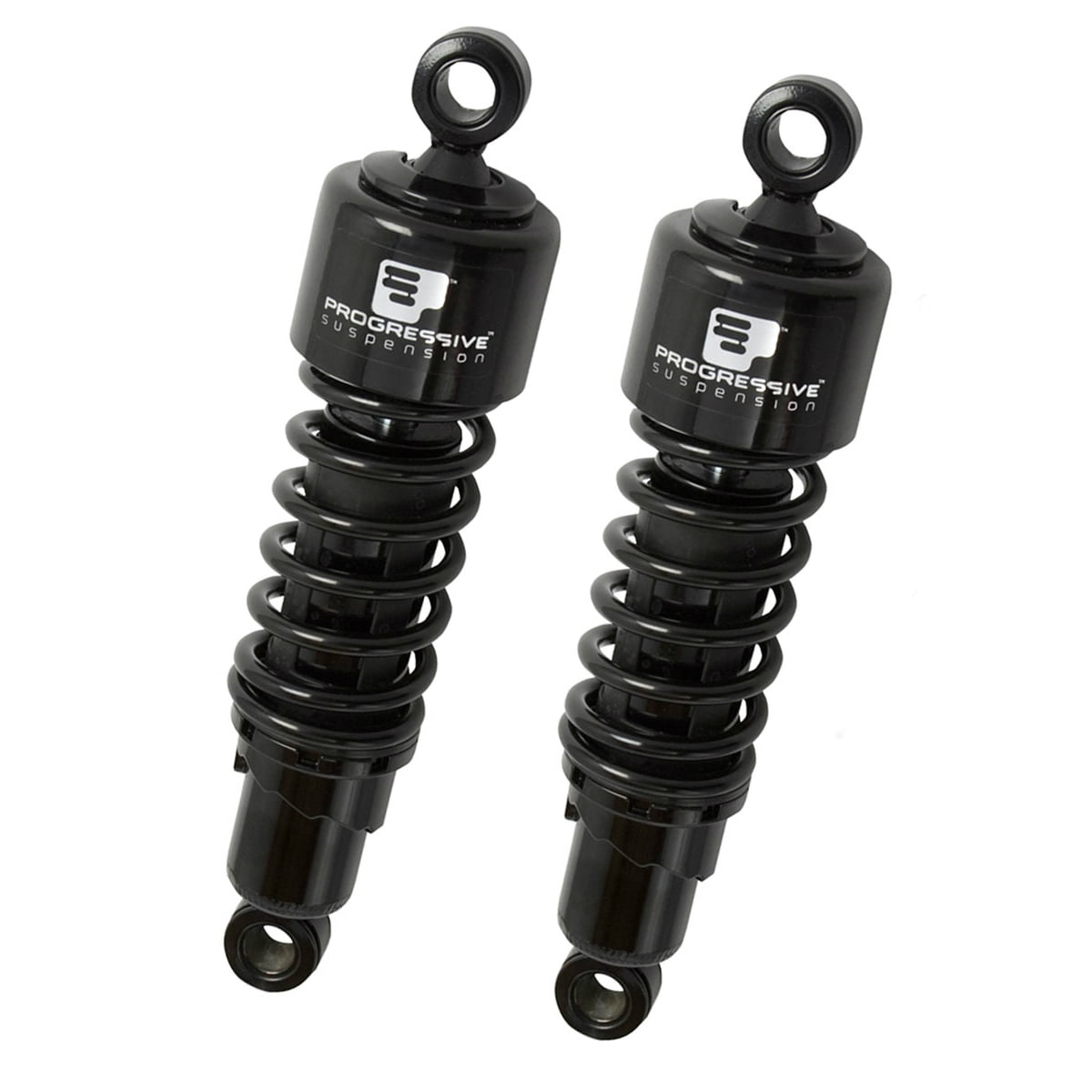 Progressive 412 Series Motorcycle Black 14" Rear Shocks (412-4085B ...
