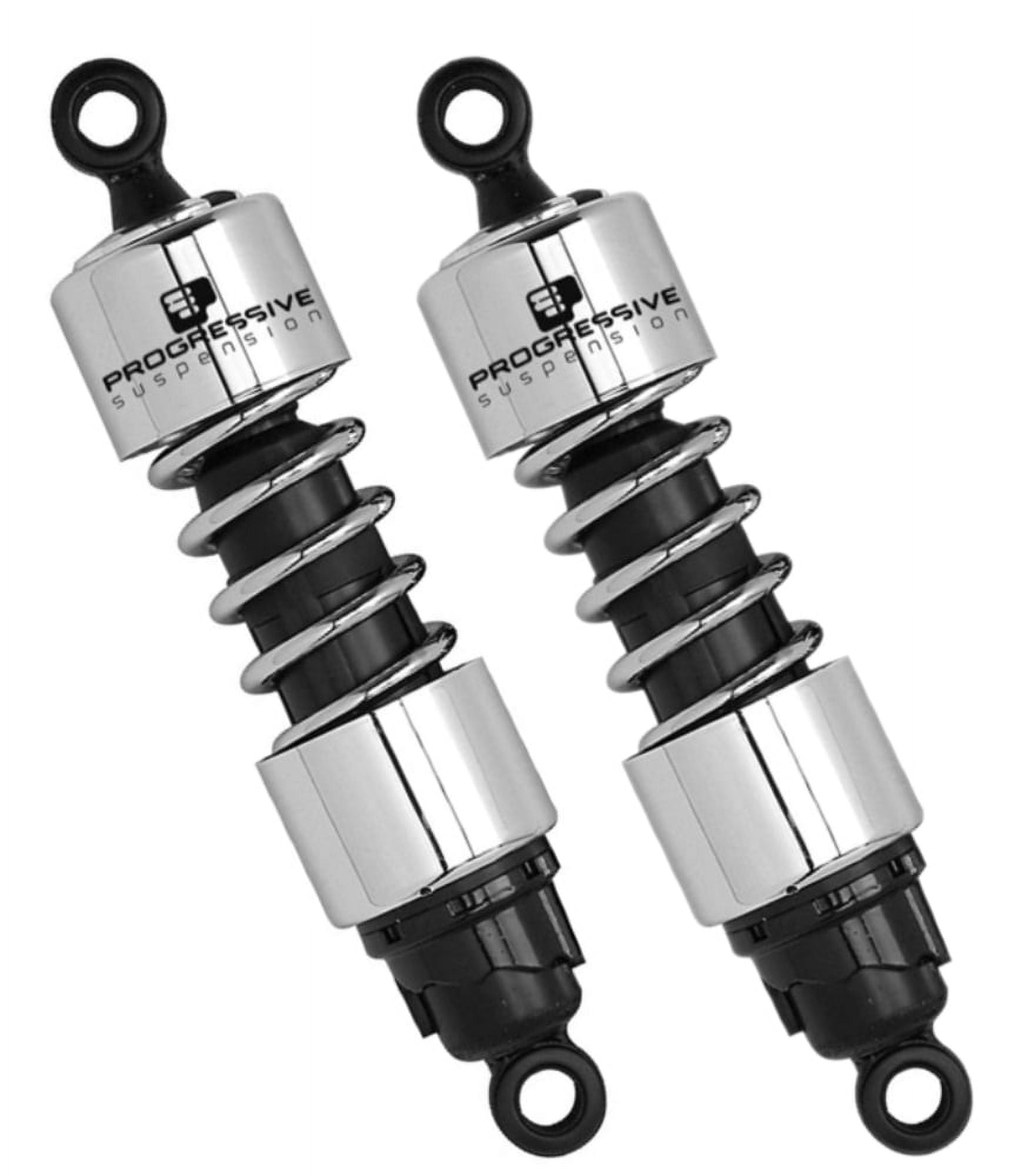 Progressive 412 Series Motorcycle Chrome 12" Rear Shocks (412-4079C ...
